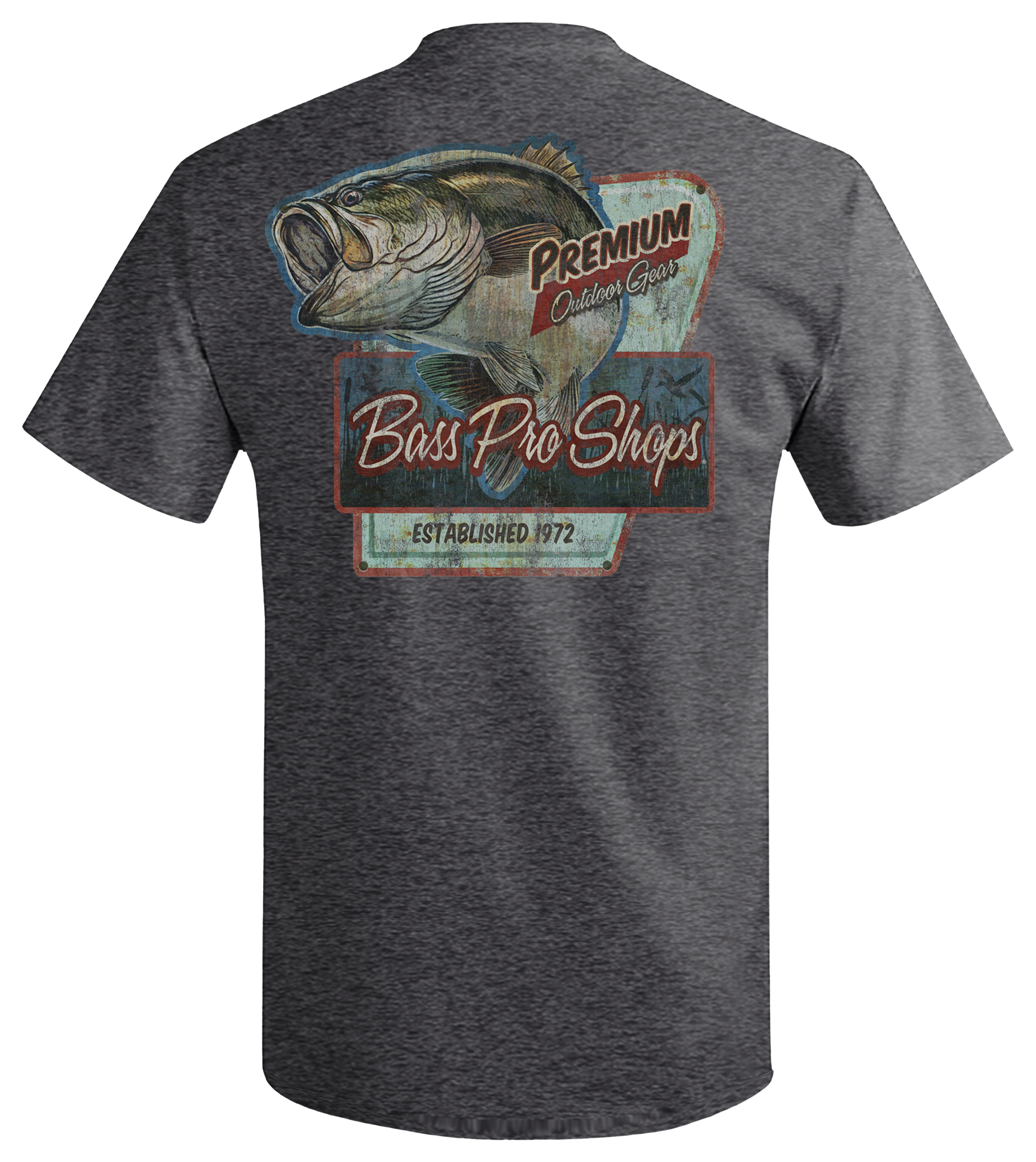 Bass Pro Shops Vintage Wildlife Sign Short-Sleeve T-Shirt for Men ...